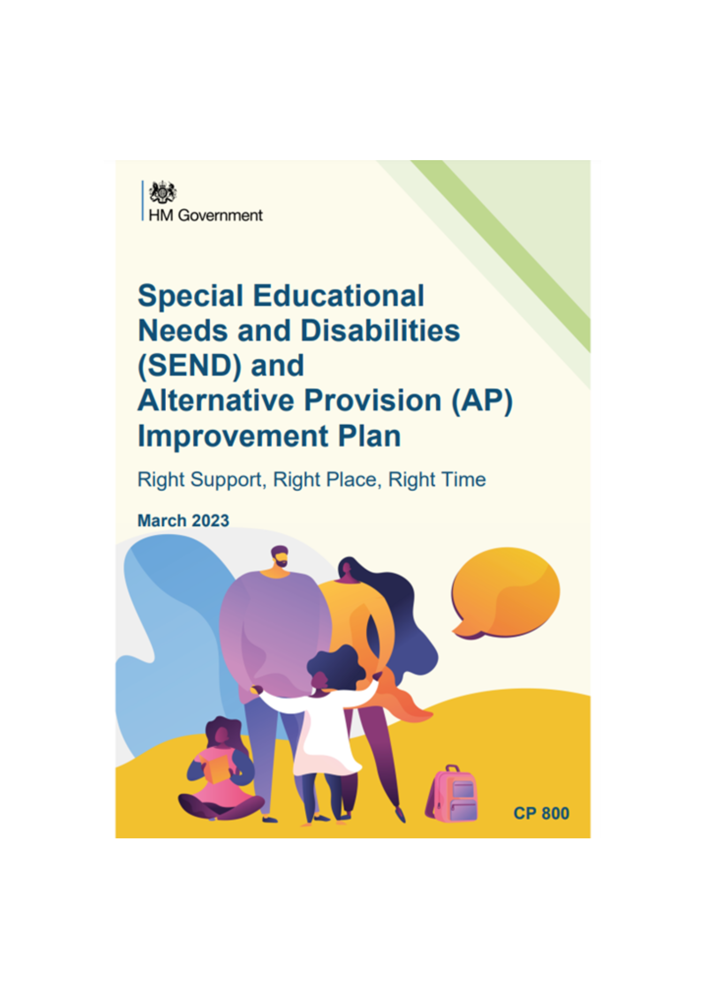 Statement on Government’s SEND and alternative provision improvement ...