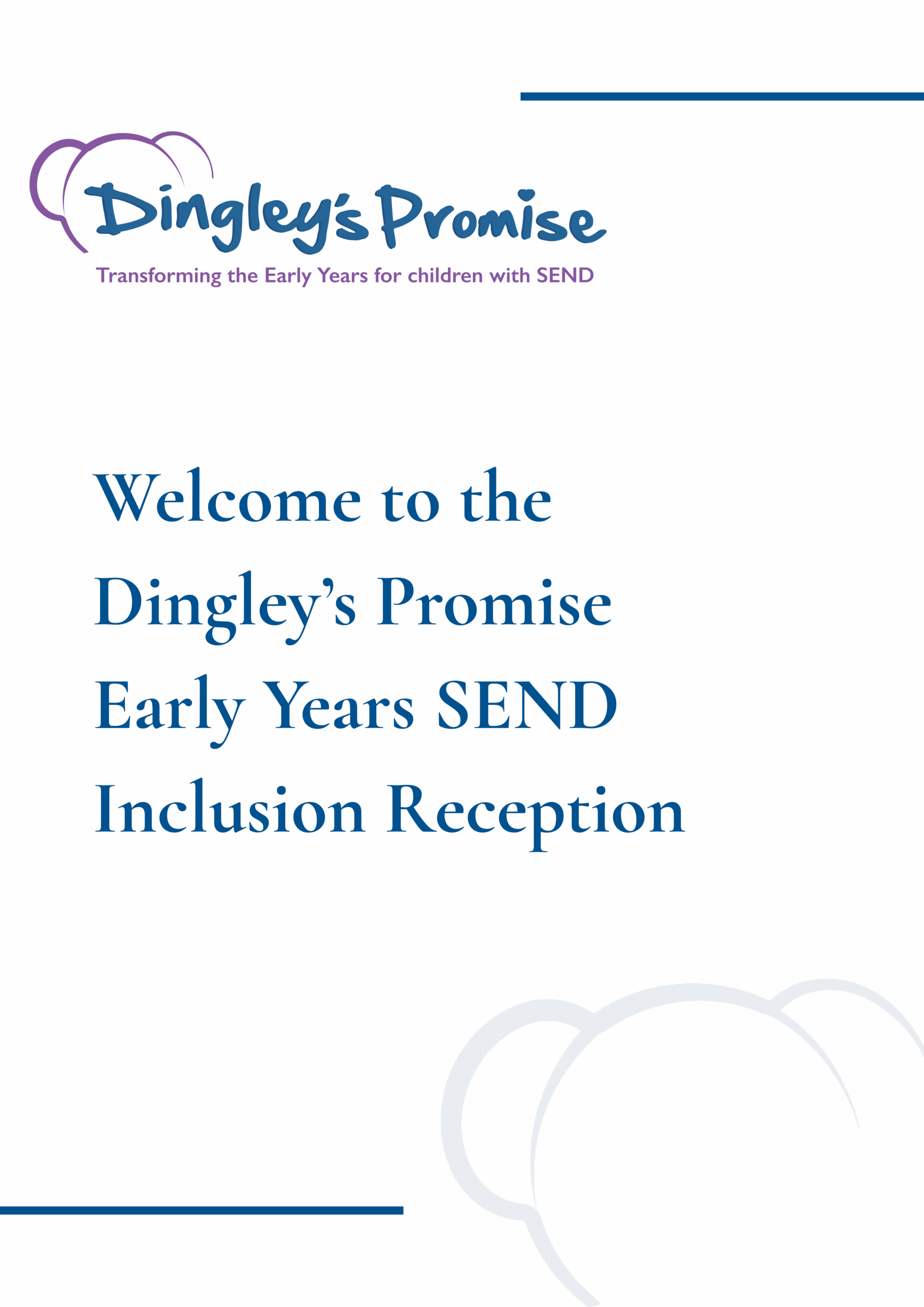 Early Years SEND Inclusion Recommendations - Dingley's Promise